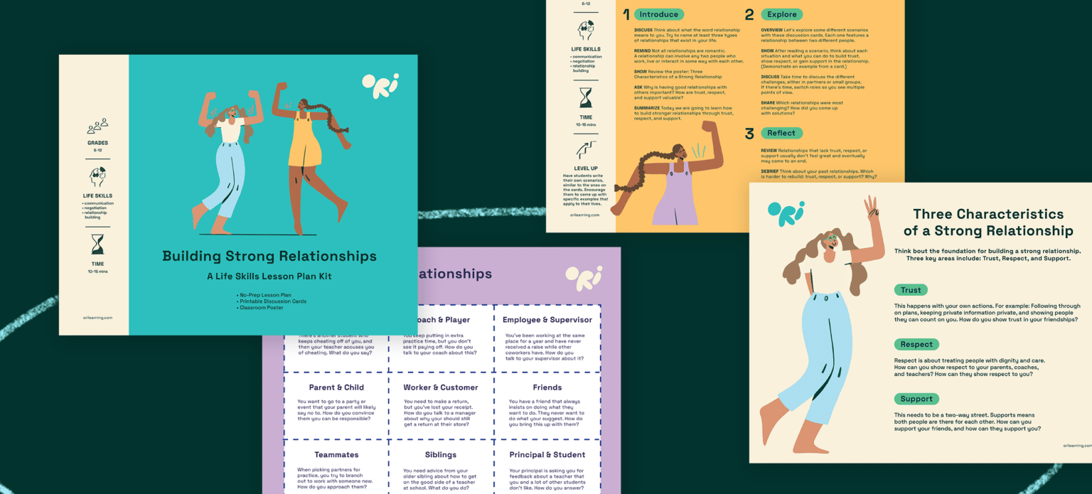 How to Build Strong Relationships for Teens (Lesson Plan)