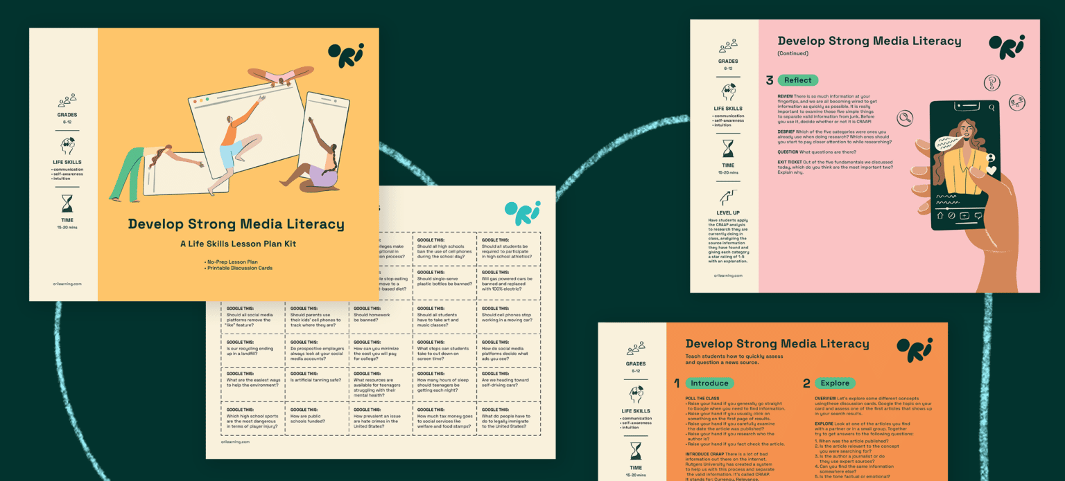 Develop Strong Media Literacy (Lesson Plan) – Ori Learning