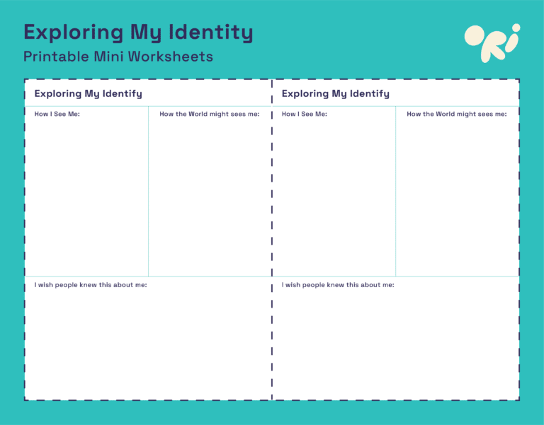 Self Identity Activities for High School Students (Lesson Plan)