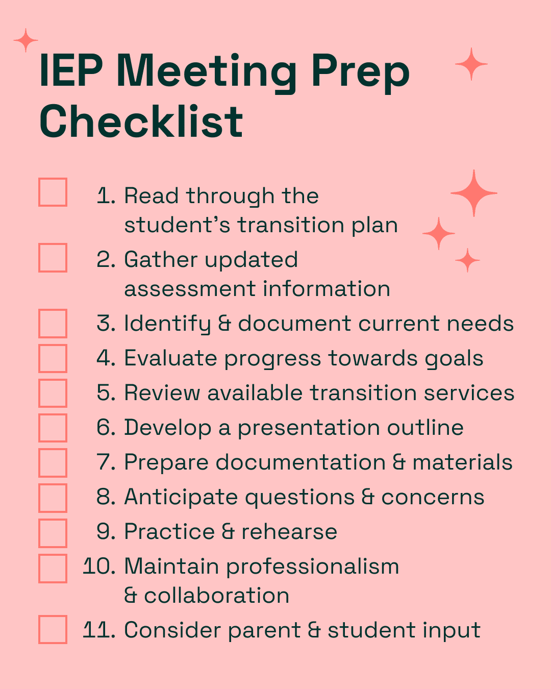 11 Steps to Presenting a Transition Plan at an IEP Meeting